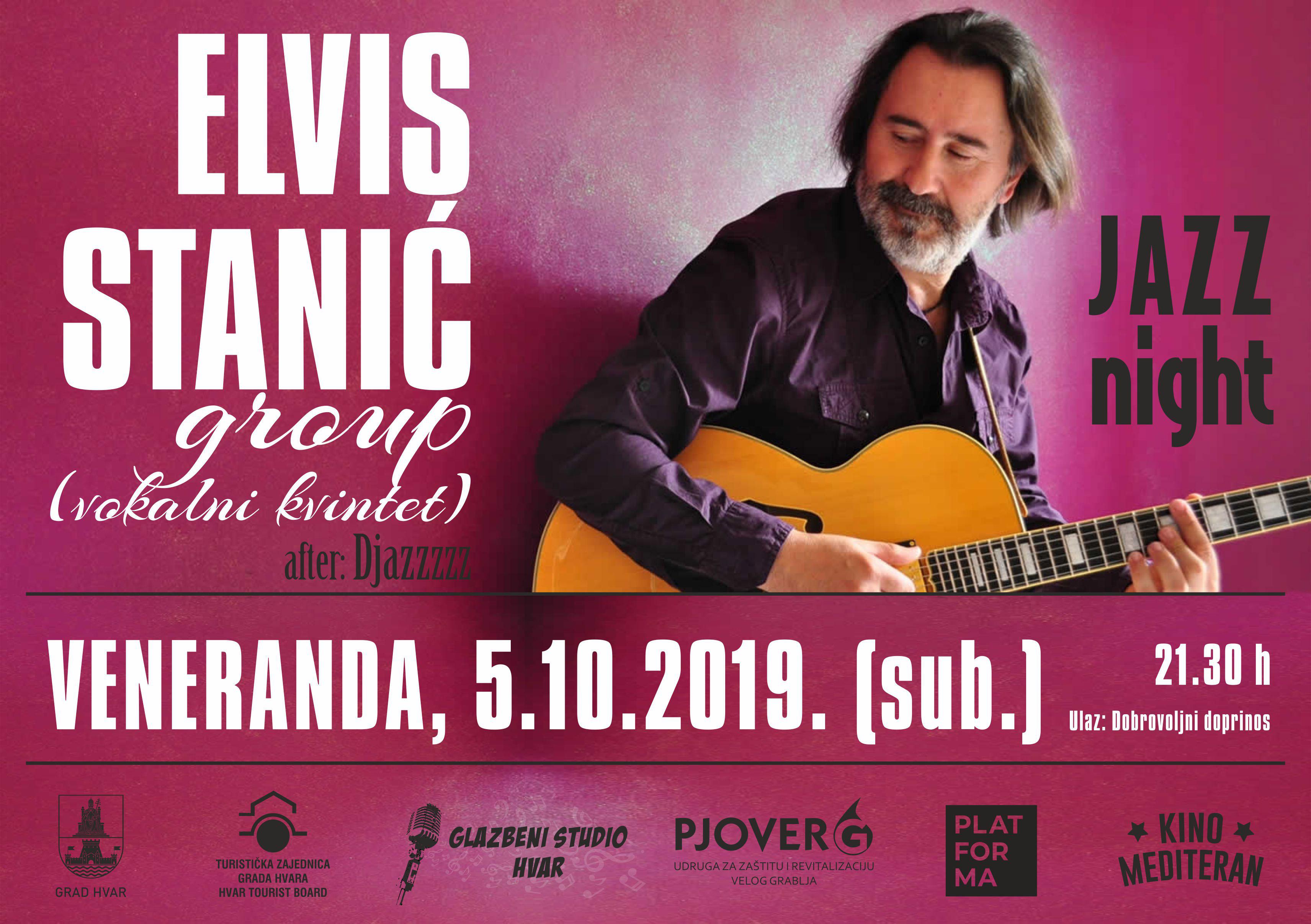 Elvis Stanić group (vokalni kvintet) koncert- Jazz night